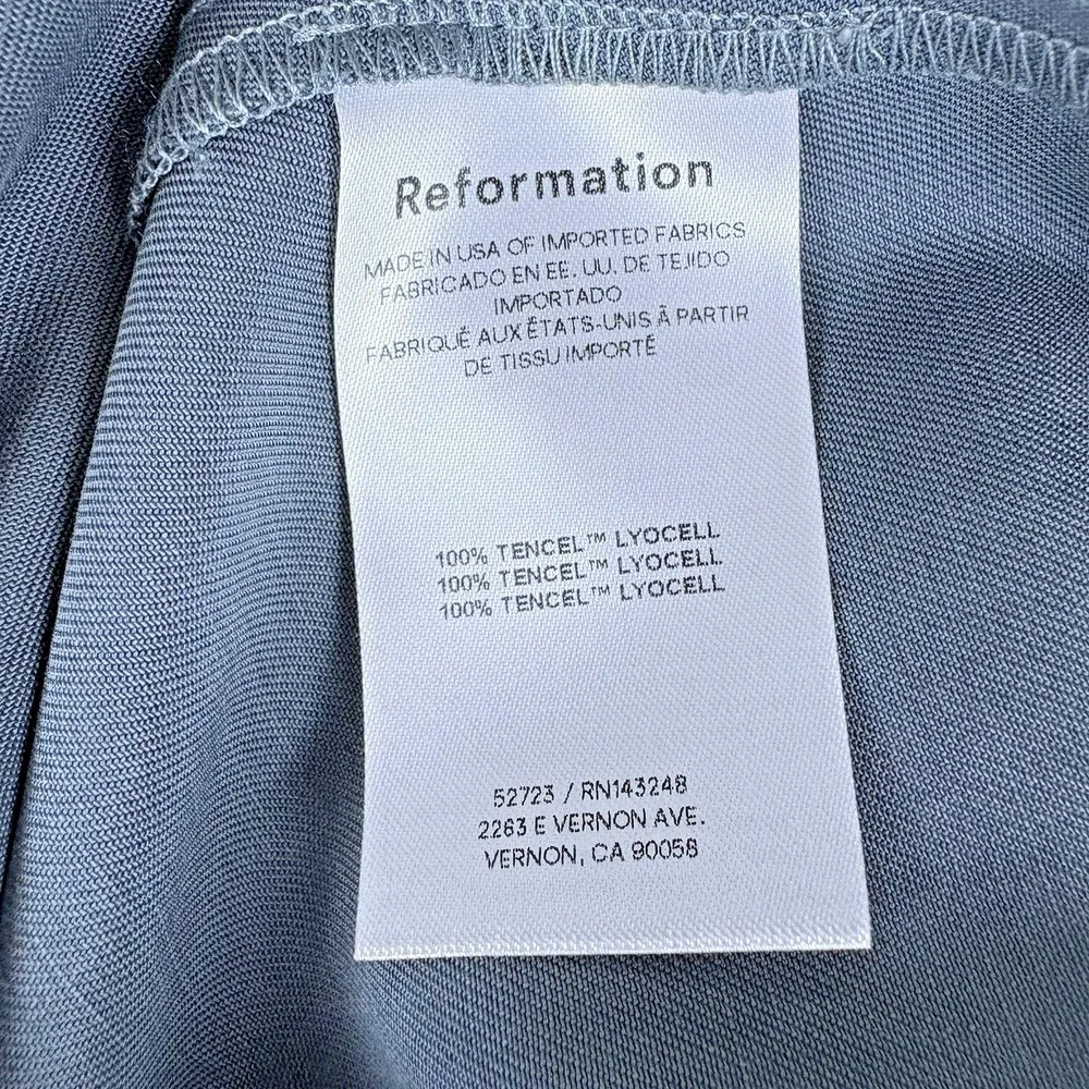 Reformation | Pants & Jumpsuits | Reformation Mason Pant Blue Gray ...